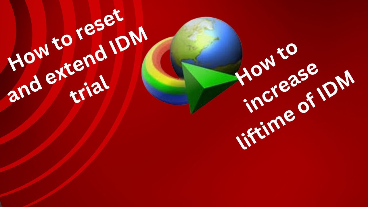 how to reset and extend IDM trial#IDM#DownloadManager#DownloadSpeed# ...