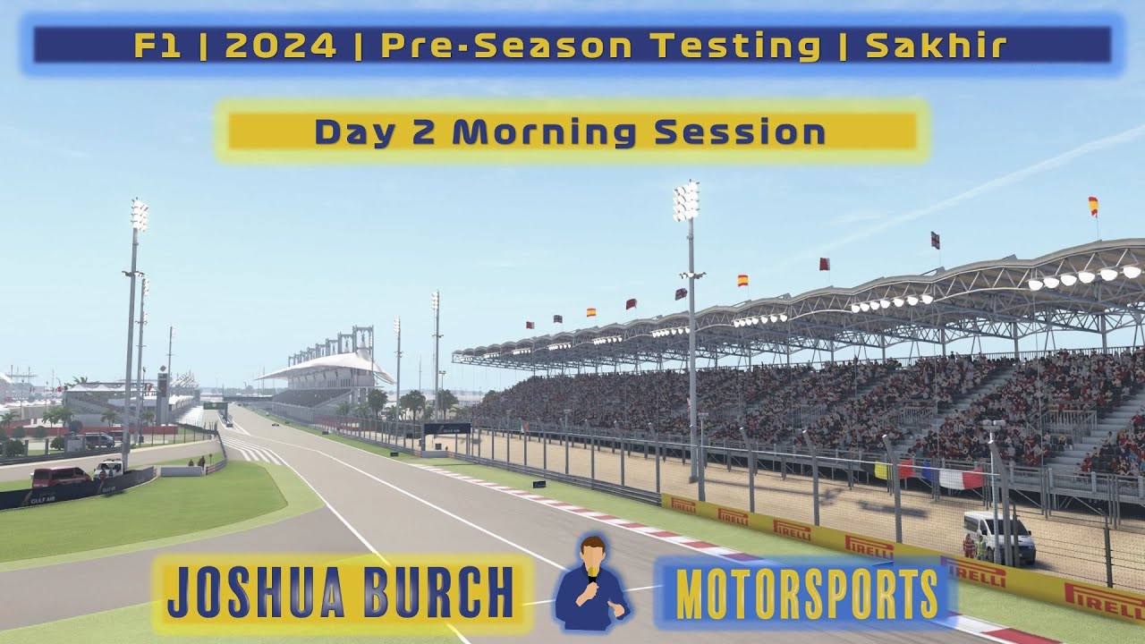 F1 | 2024 | Pre-Season Testing | #F1Testing | Day 2 (AM) Watch-Along ...