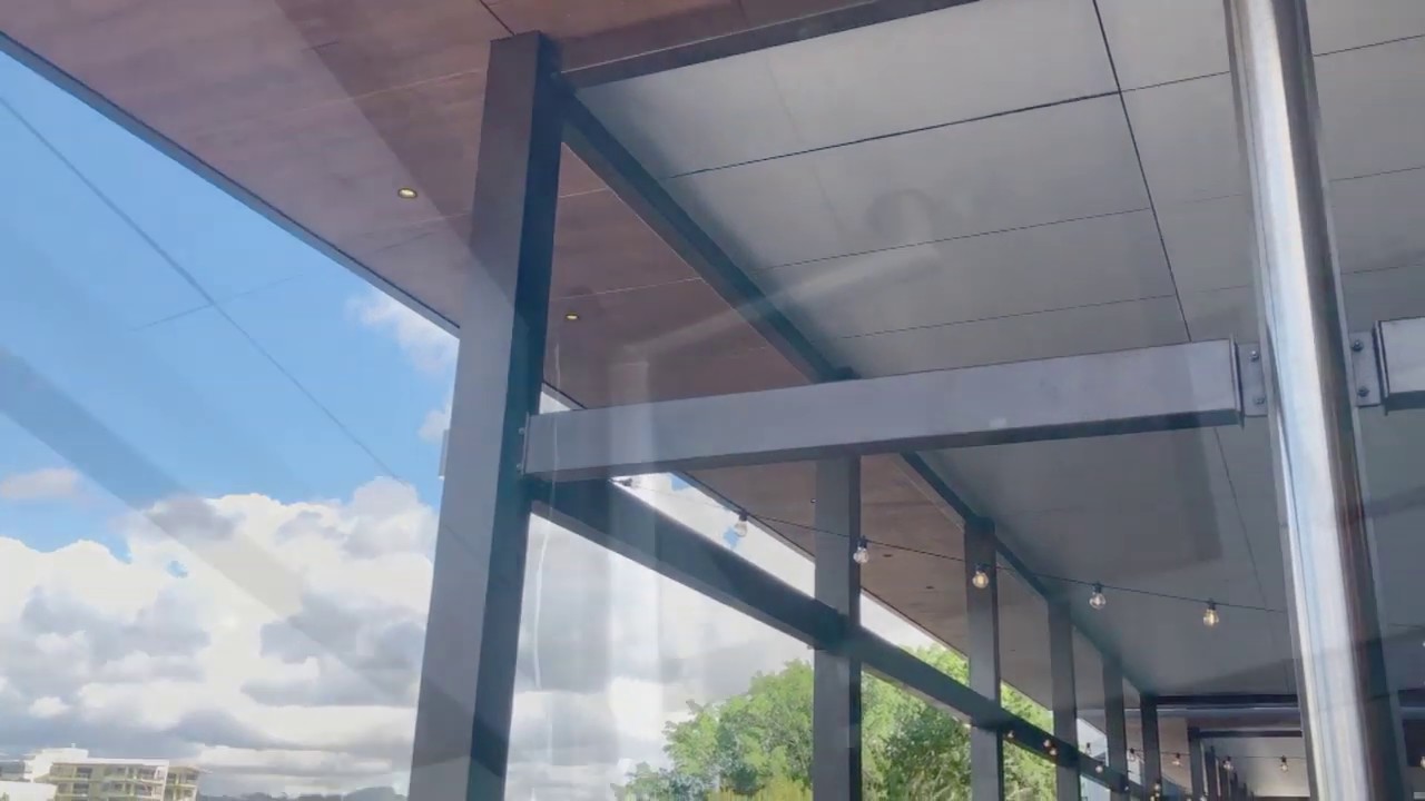 Gen-Eco | Sunshine Plaza Digital Print Soffit Panels - YouTube