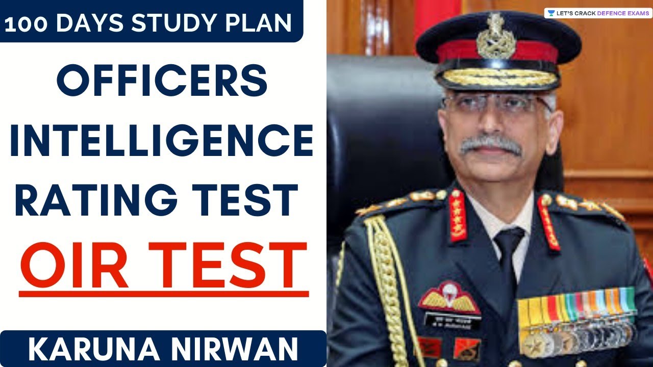 Officers Intellegence Rating Test (OIR Test) | SSB Interview Tests ...