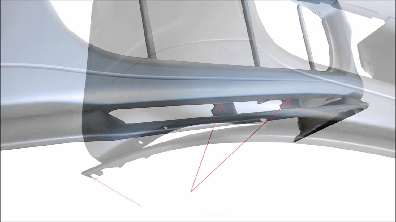 VW Golf mk4 IV R32 Cupra look splitter - YouTube