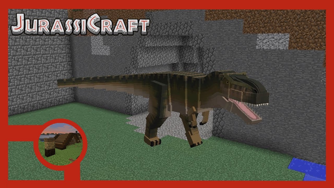 The T-rex Finally Comes!! - Jurassicraft Mod - YouTube