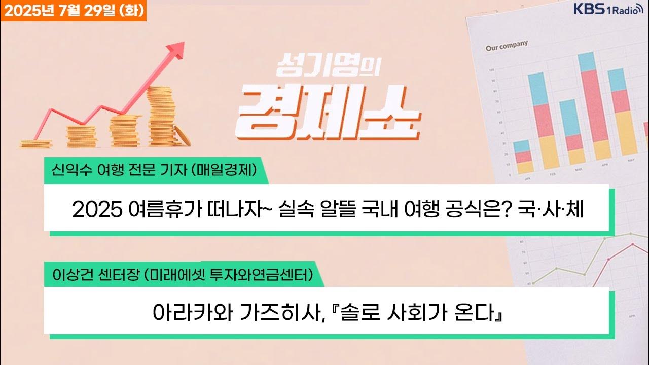 [성기영의 경제쇼] 풀영상 - 국내 증시 혼조세… 관세 리스크, 대주주 양도세 우려 外ㅣKBS 250729 방송 - YouTube