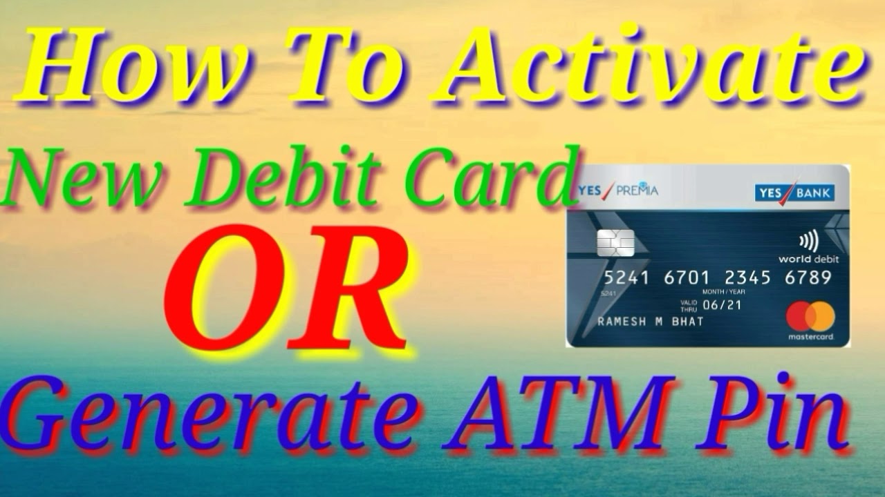 SBI ATM Pin Generation Through ATM , new pin generation sbi - YouTube