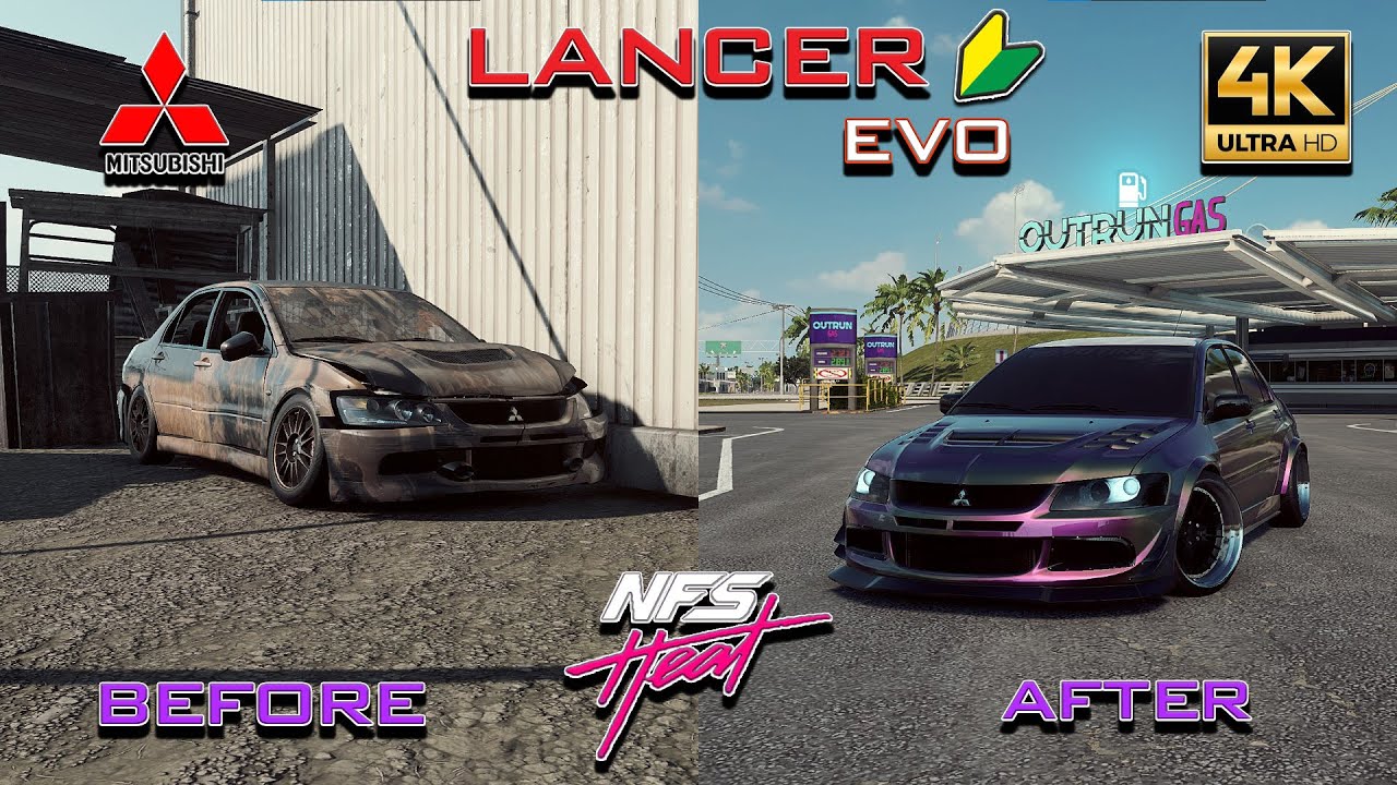 Rebuilding & Customization a JDM CAR Lancer EVO - NFS HEAT - Not Swap ...