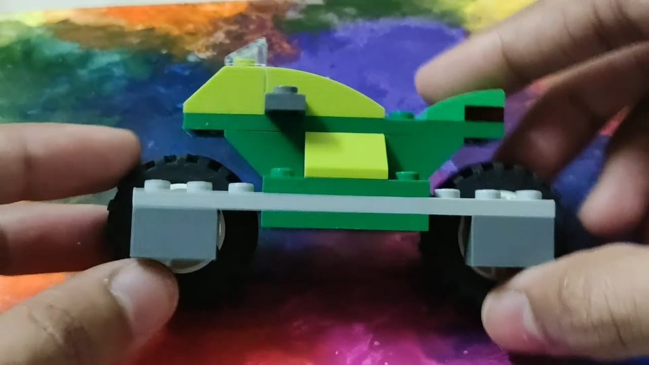 How to make a Lego bike easy step by step - YouTube