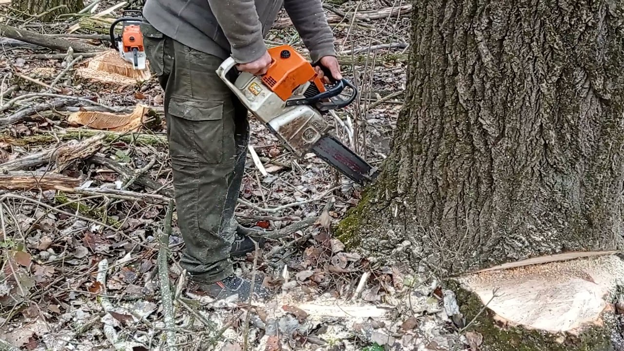 Stihl MS 880 - YouTube