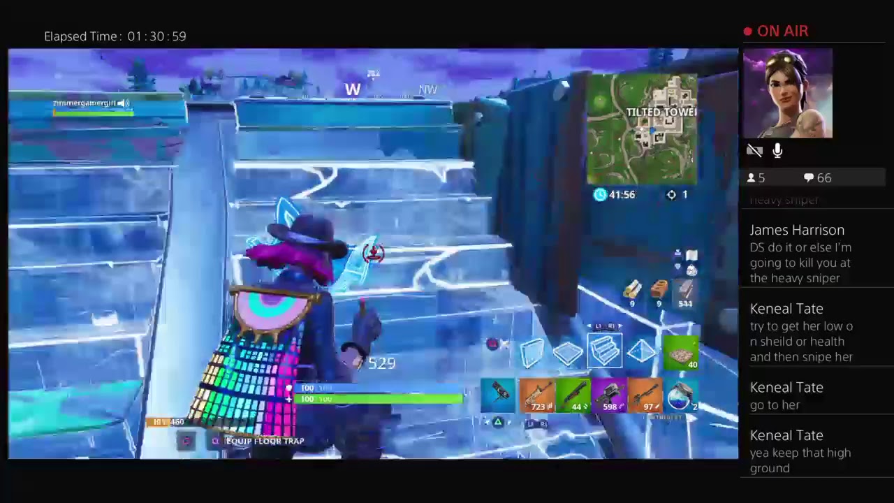 Mindofrez biggest fan live 1v1 fans in playground - YouTube