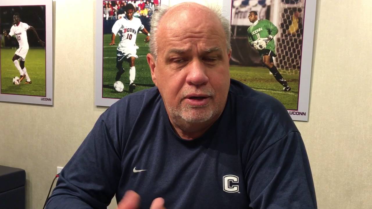 UConn men's soccer head coach Ray Reid talks 2016 Preseason - YouTube