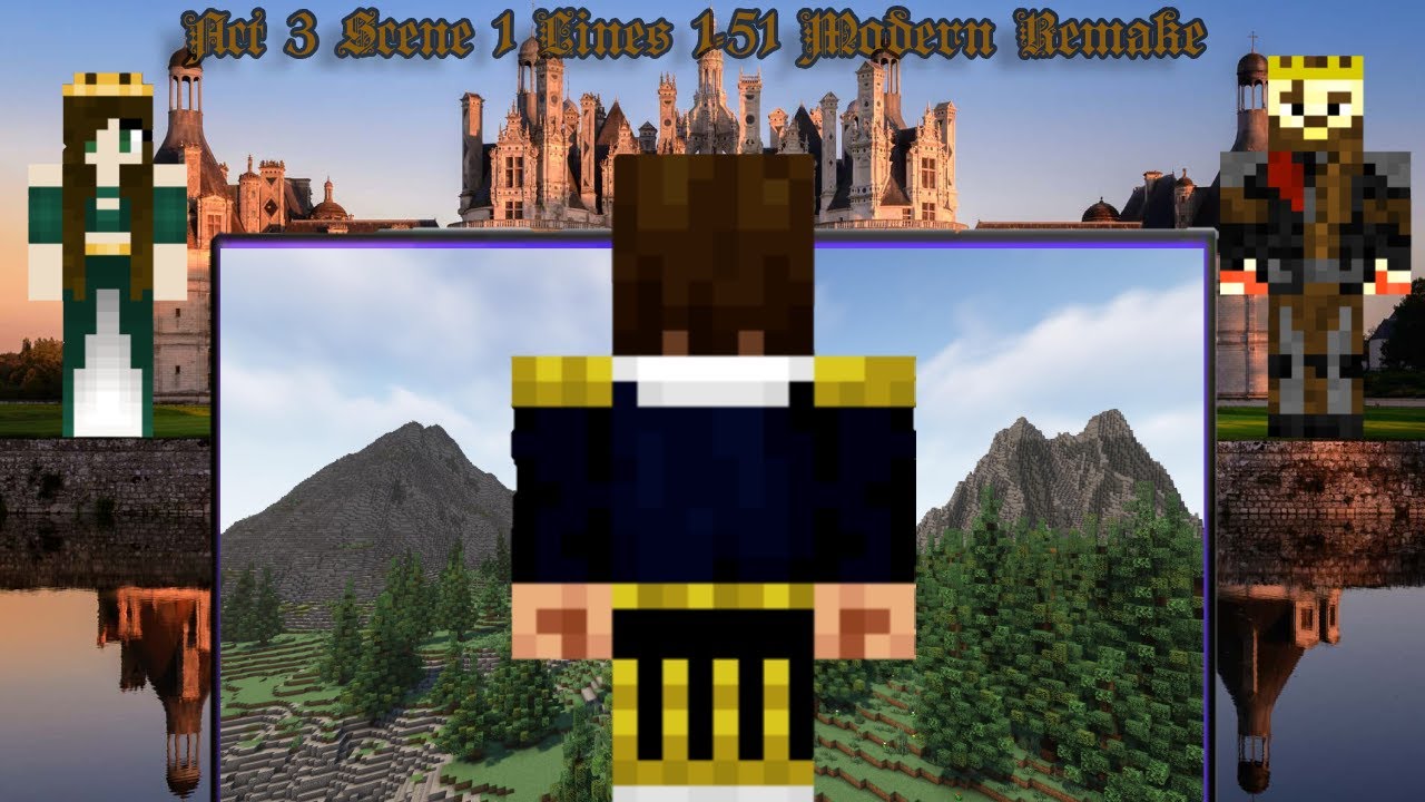 Macbeth Act.3 Scene.1 Lines. 1-51 Minecraft Remake - YouTube