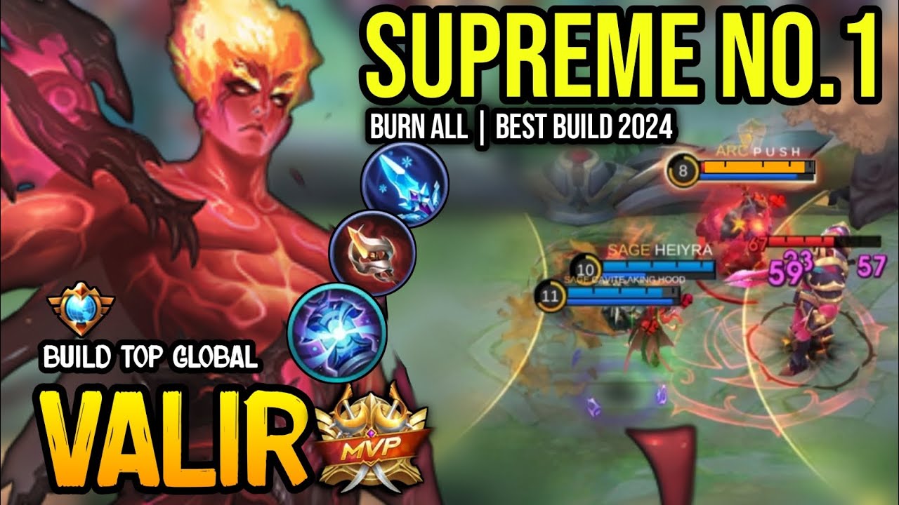 VALIR BEST BUILD 2024 | BUILD TOP GLOBAL VALIR GAMEPLAY | MOBILE ...