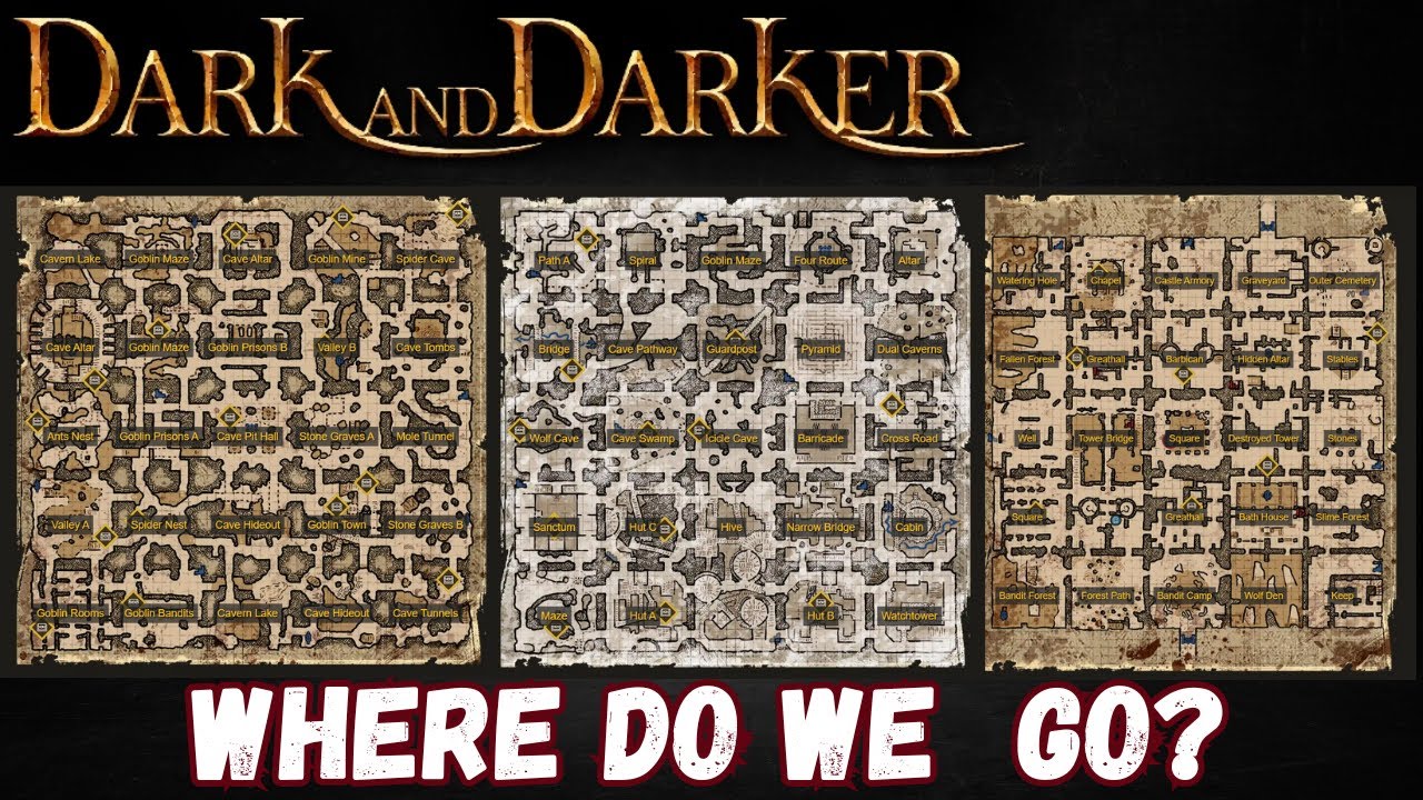 All of the First Quest Locations in Season 4 | Questing | Dark and Darker - YouTube