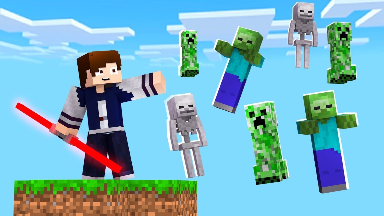 MINECRAFT MAS VOCÊ PODE USAR A FORÇA ( JEDI MOD ) - YouTube