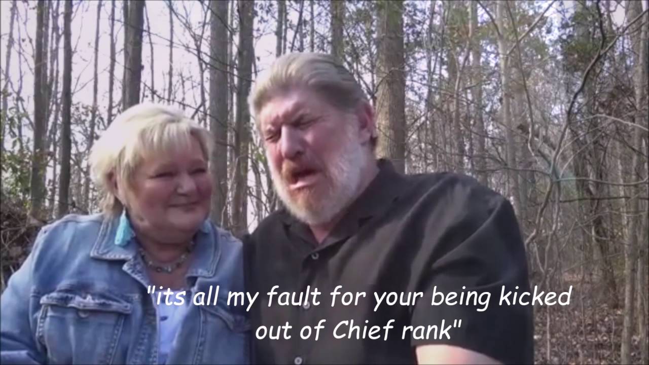 don shipley chief rank revoked after wife wears his medals CPO crow and ...