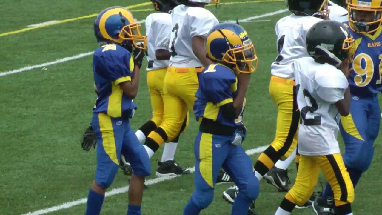 Westside Steelers vs. West Seven Rams (D-Team) Game Highlights (8-13 ...