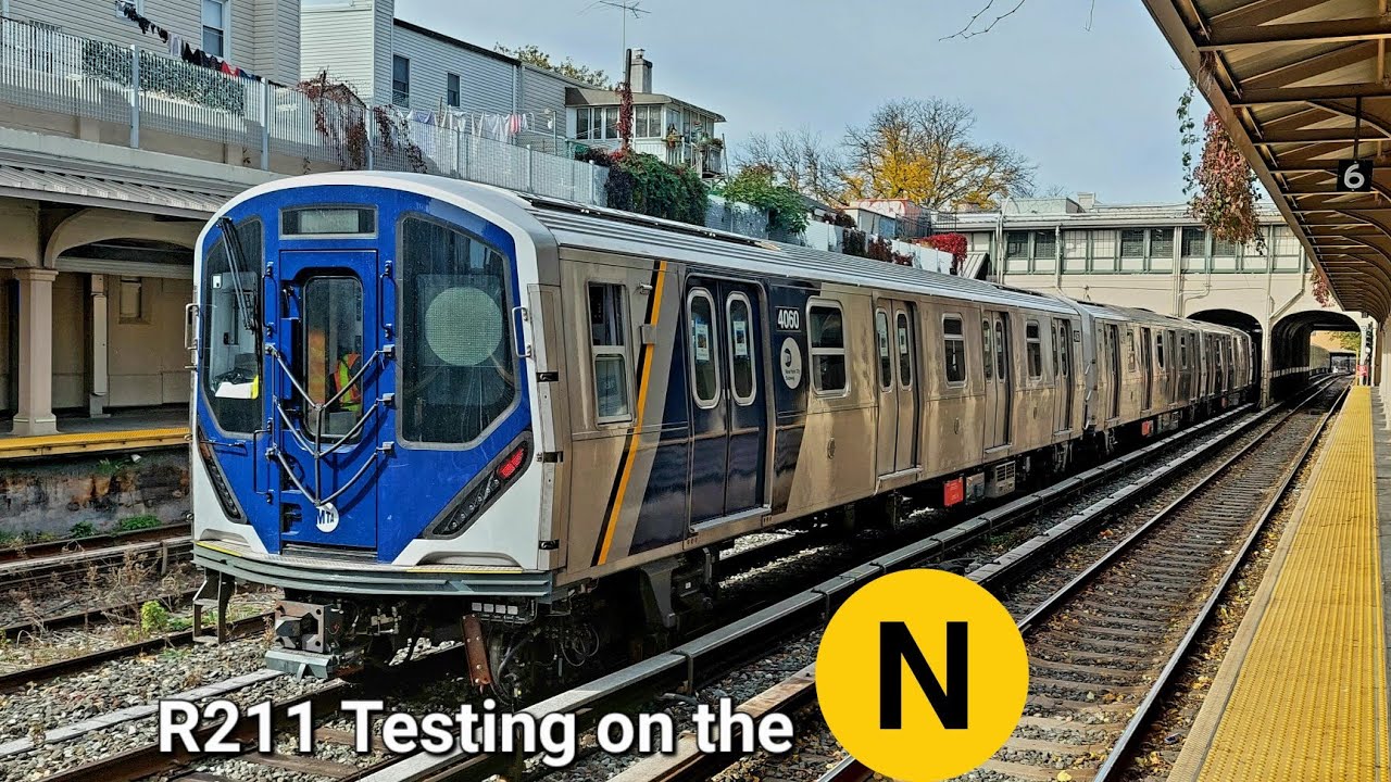 MTA New York City Subway: New R211 Cars High Speed Testing on the Sea ...