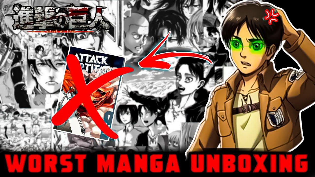 My Worst "MANGA UNBOXING" Video Ever 🤬🤬 #manga - YouTube