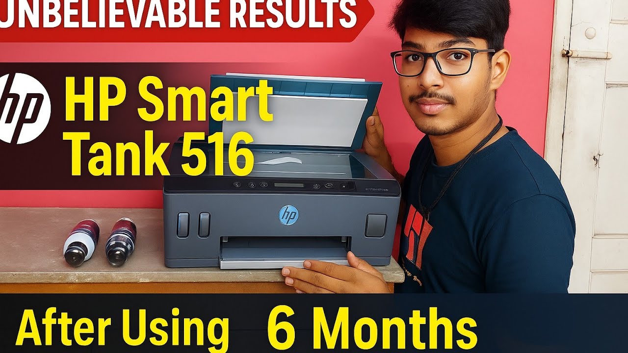 Hp smart printer 512 hp smart tank 515 hp 530 printer - YouTube