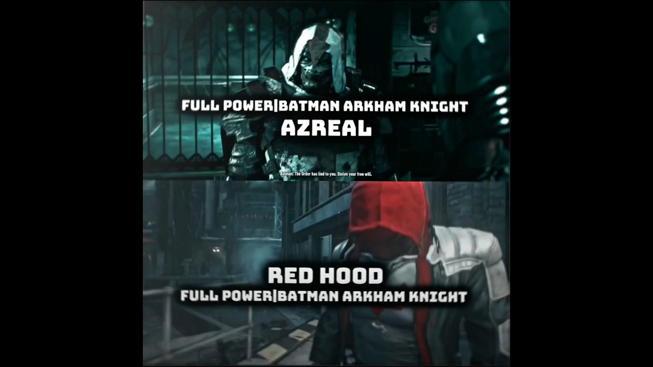 Azrael #vs Red hood #arkhamknight #arkhamasylum #arkhamcity #vsbattle ...