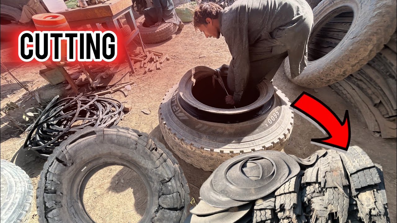 Old Tire Cutting: A Step-by-Step Guide | Repurpose Your Old Tires ...