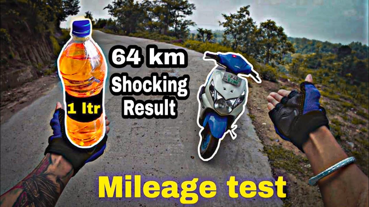 Honda dio mileage test || best mileage scooter || Hard work boyzz - YouTube