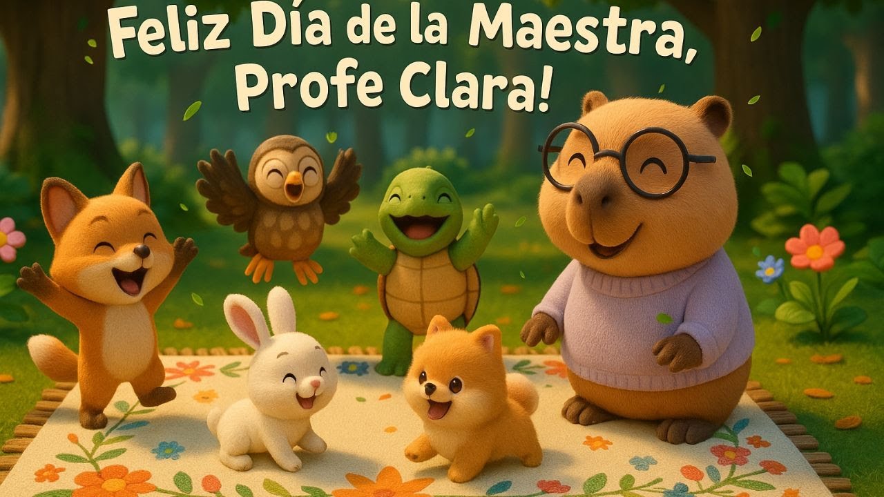 La Capibara Profesora” – Un cuento para el Día del Maestro - YouTube