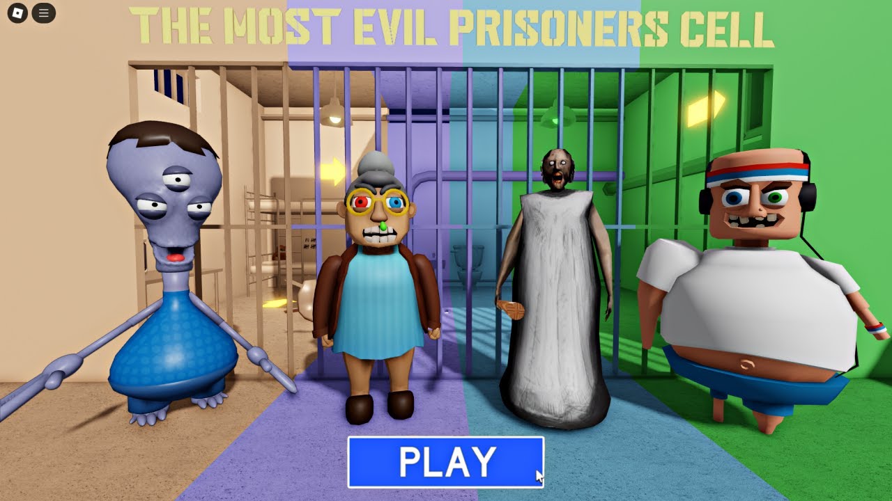 ALIEN Vs GRANNY Vs EVIL GRANDMA Vs EVIL GYM ? SCARY OBBY #roblox - YouTube