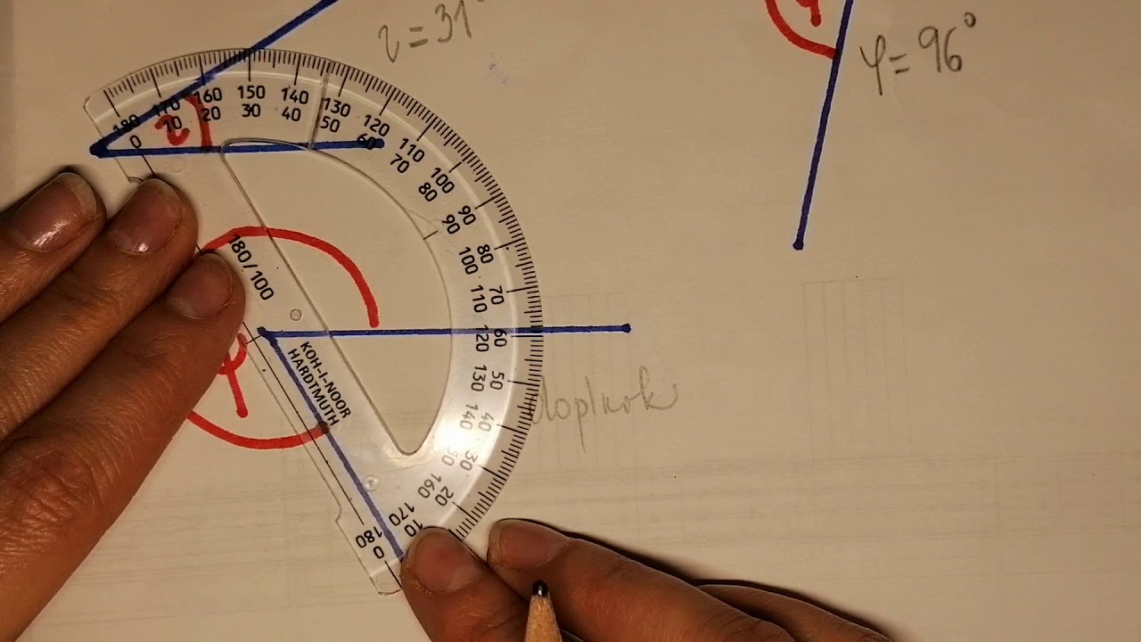 Veľkosť uhla - YouTube