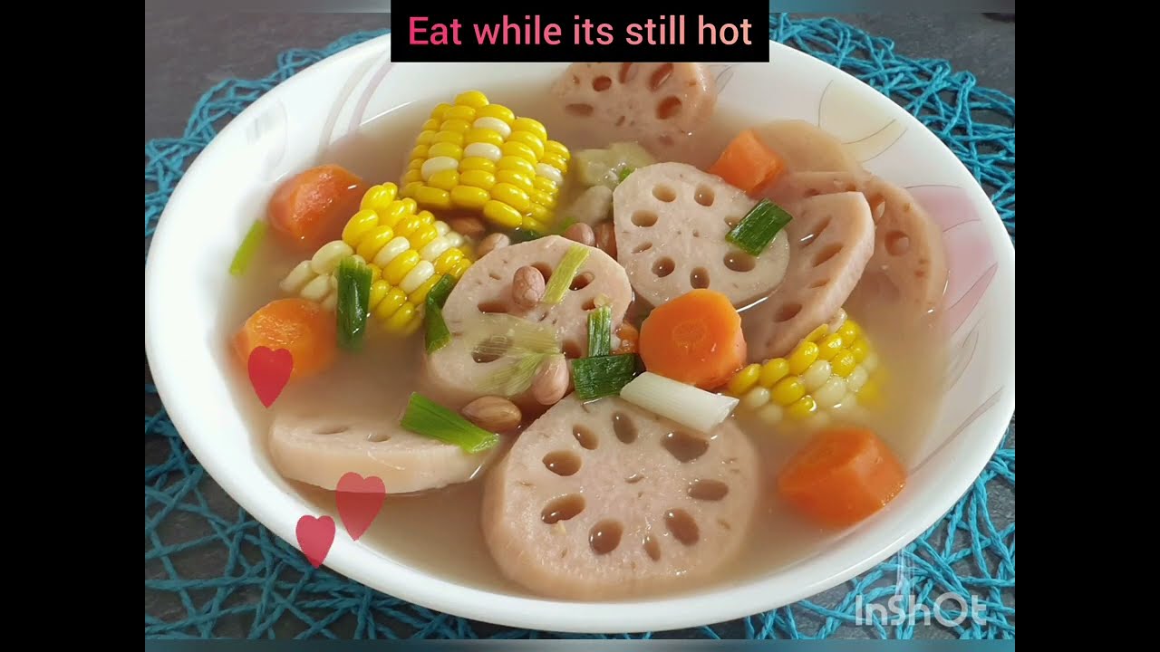 Sop Akar Teratai #Lotus Root Soup - YouTube