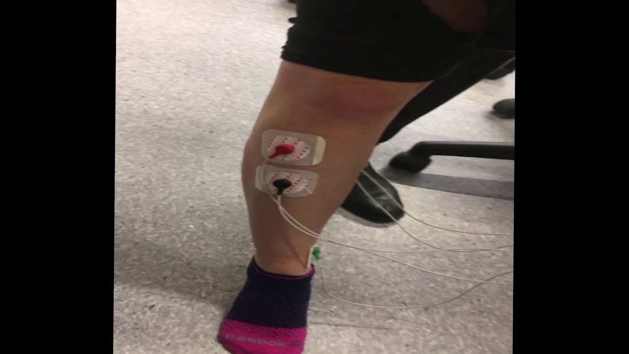 EMG - Antagonist muscles in the lower leg - YouTube