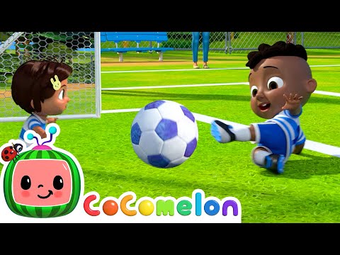 Soccer Song (Fun Outside Special) | Cody & JJ! It's Play Time! CoComelon Kids Songs