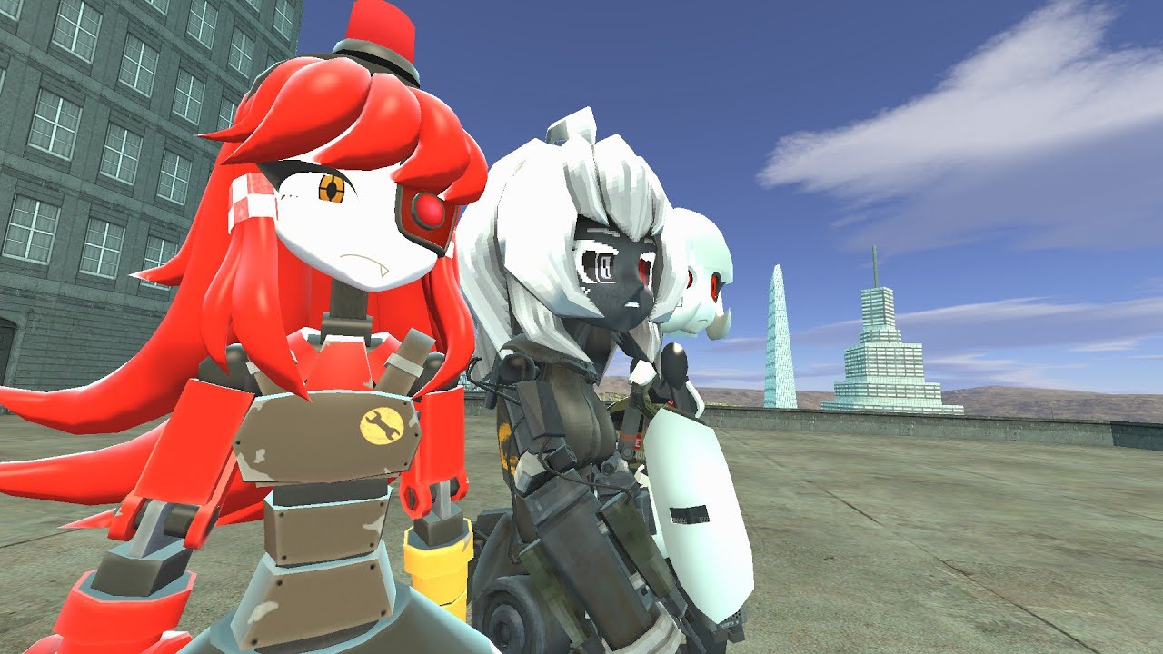 Turrets Girls Dance sad cat (GMOD) - YouTube