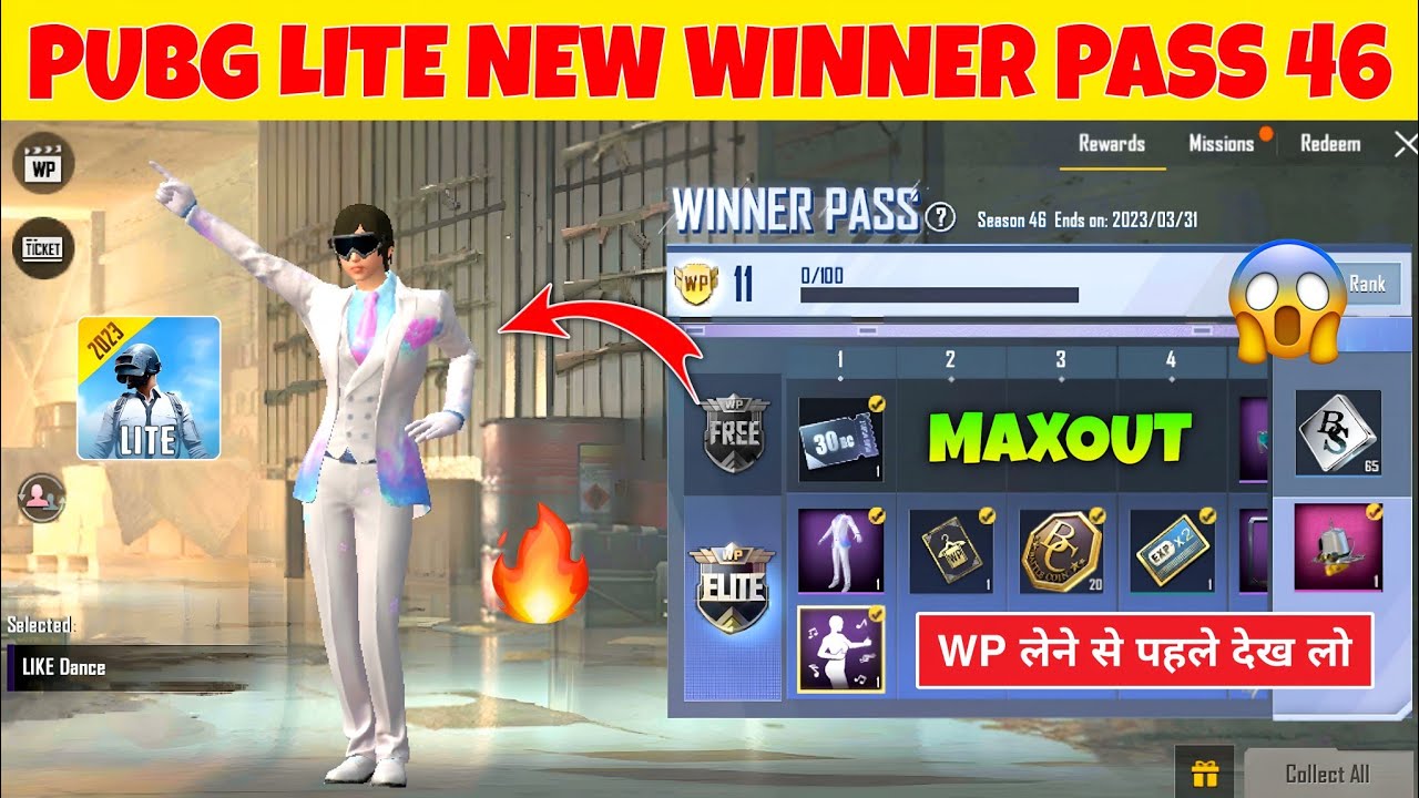 Pubg Lite New Winner Pass 46 | 1 To 50 Wp Maxout 😍 New Winner Pass In Pubg Lite | Pubg Mobile ...