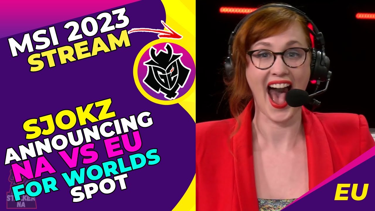 SJOKZ Announcing NA vs EU for WORLDS SPOT! 👀 - YouTube