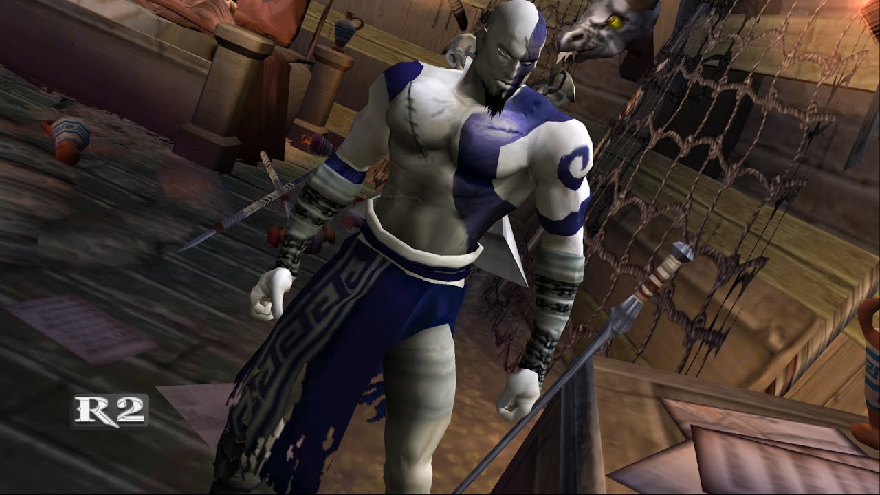 God Of War | Beta Edition | Gampelay Poco F1 | Blue Kratos | AetherSX2 ...