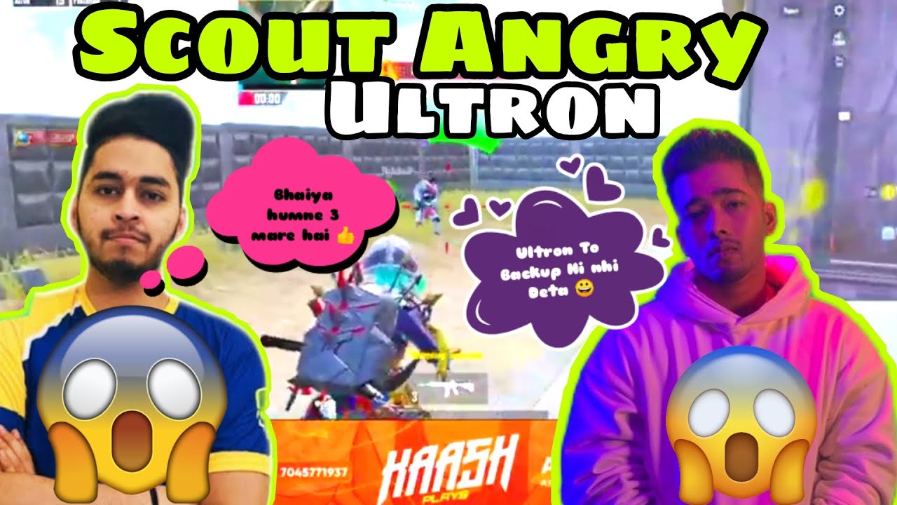 SCOUT ANGRY ULTRON 😠 - YouTube