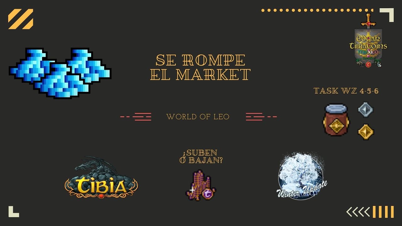 Tibia - Gold tokens en 200 k c/u - YouTube