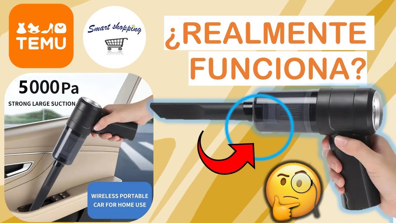 Un Básico de TEMU Mini Aspiradora que llego para quedarse UNBOXING ...