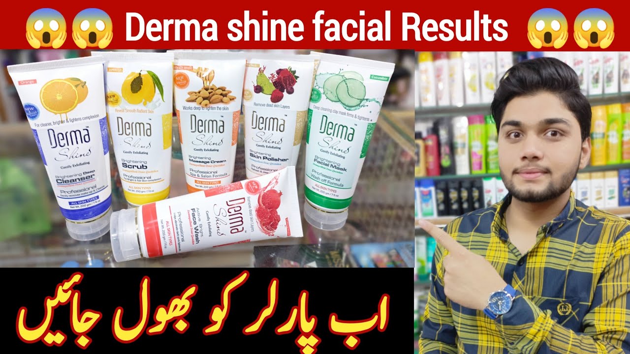 Best facial kit for whitening and glowing skin | derma shine facial kit ...