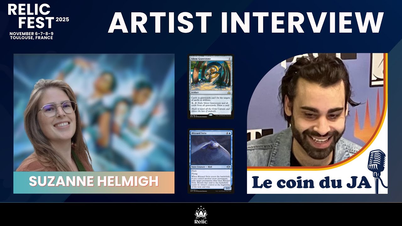 Suzanne Helmigh MTG artist interview Relic Fest 2025 - YouTube
