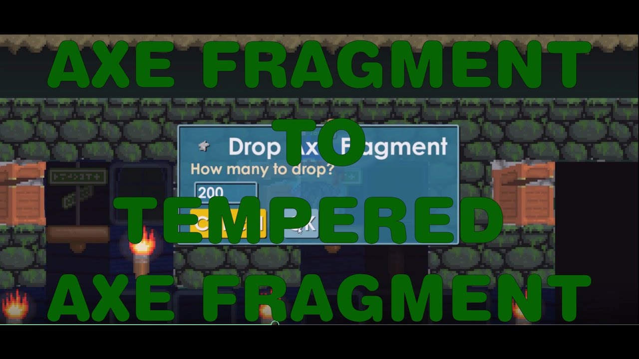 GROWTOPIA || How to make TEMPERED AXE FRAGMENT || JAMASIR - YouTube
