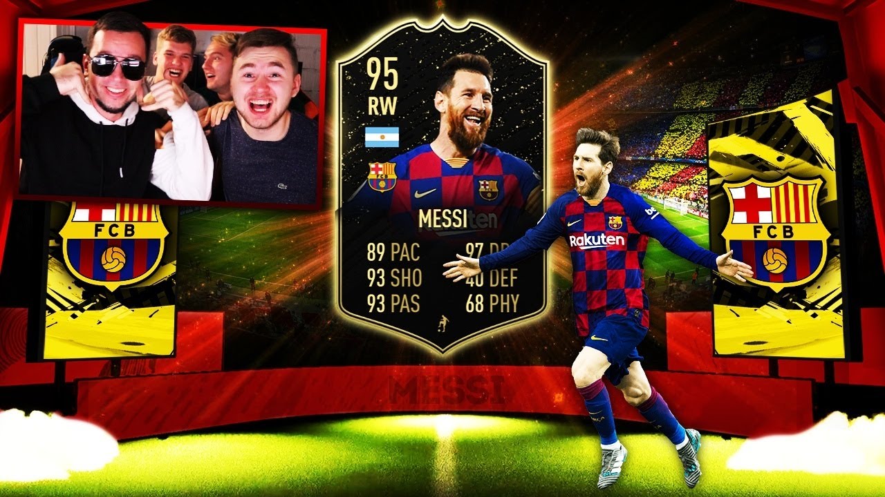 ПОЙМАЛИ МЕССИ 95 В ПАКЕ | IF MESSI IN A PACK | x3 TOP 100 WL REWARDS ...