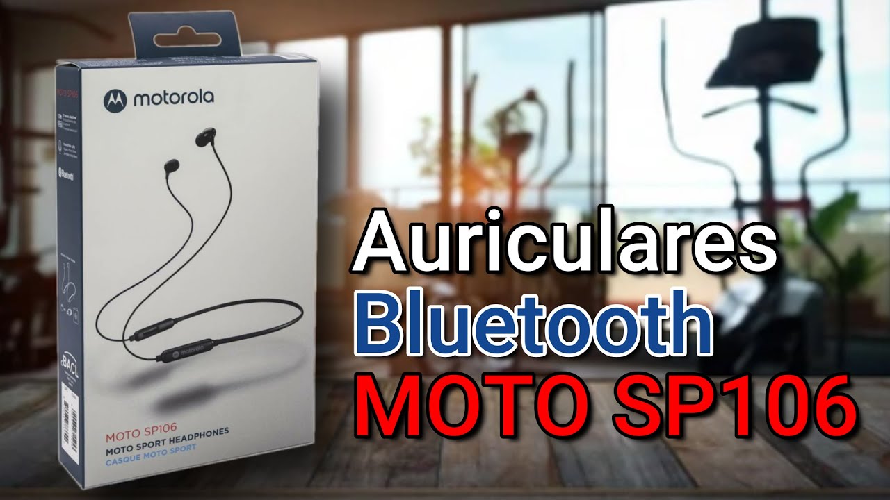 Auriculares MOTOROLA SP106 Compatibles con IOS y Android. - YouTube