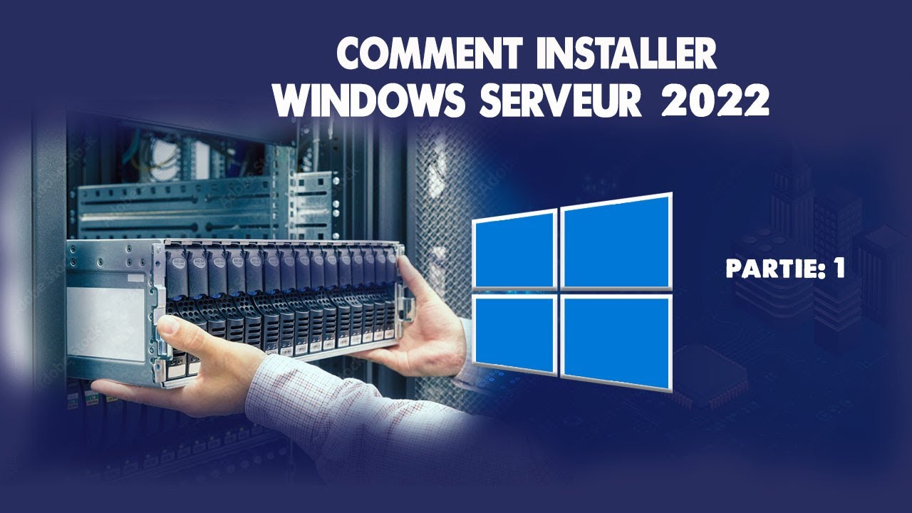 installation de window server 2023 ( partie 1 ) - YouTube