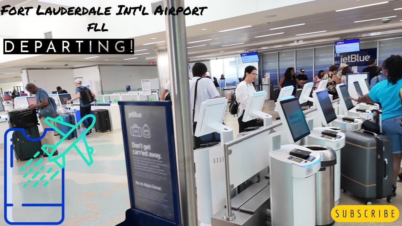 Departing from Fort Lauderdale Int'l Airport (FLL), Terminal 3, JetBlue ...