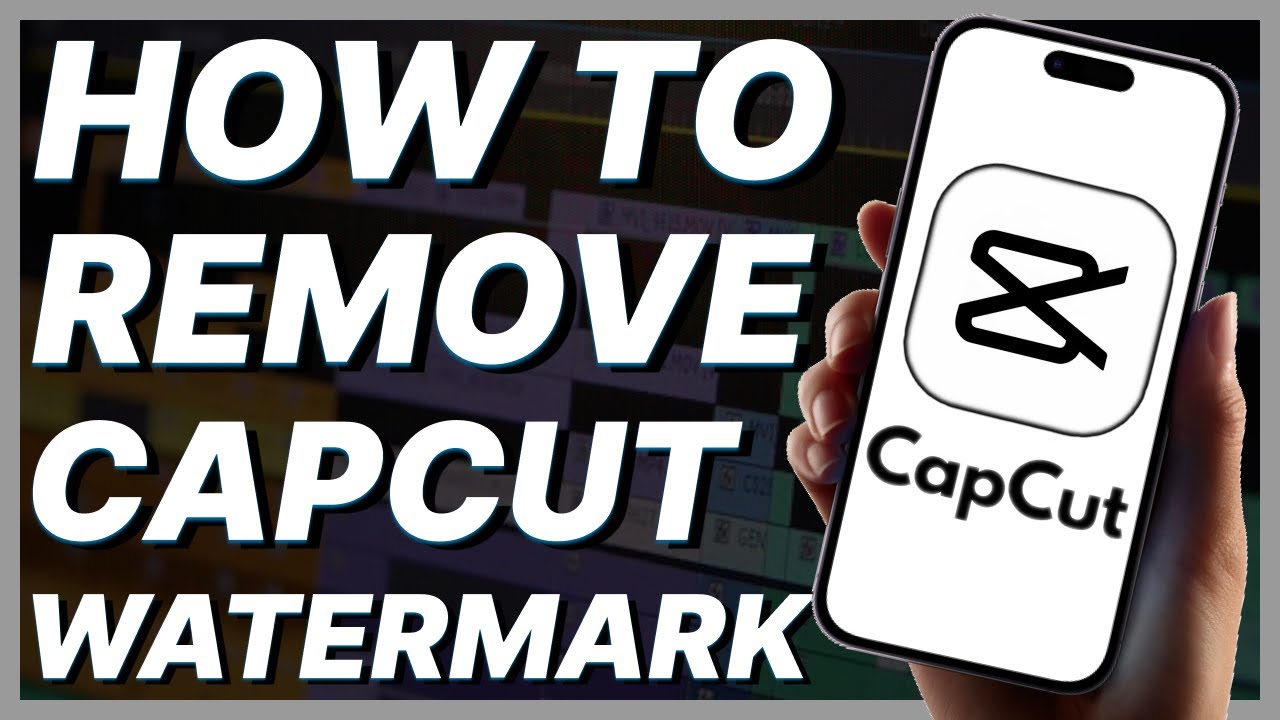 How To Remove CapCut Watermark From Video - YouTube
