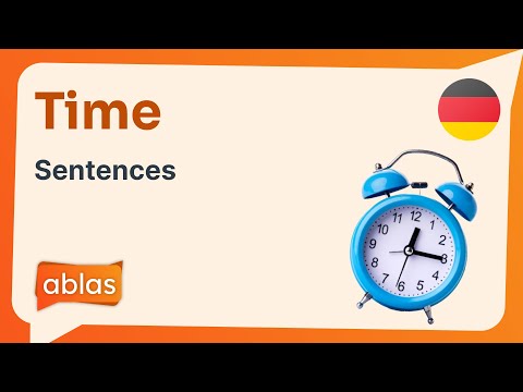 Time | German Example Sentences Video | Ablas Language Learning