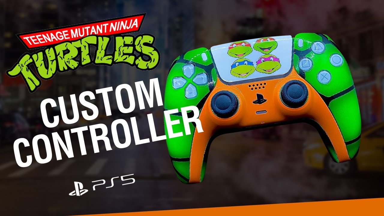 Custom Painted Ninja Turtles PS5 Controller - YouTube