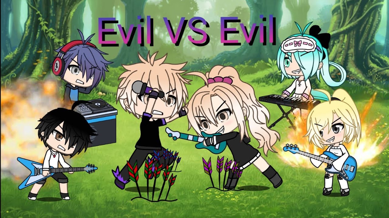 Evil Boys Vs. Evil Girls Gacha life Singing battle - YouTube