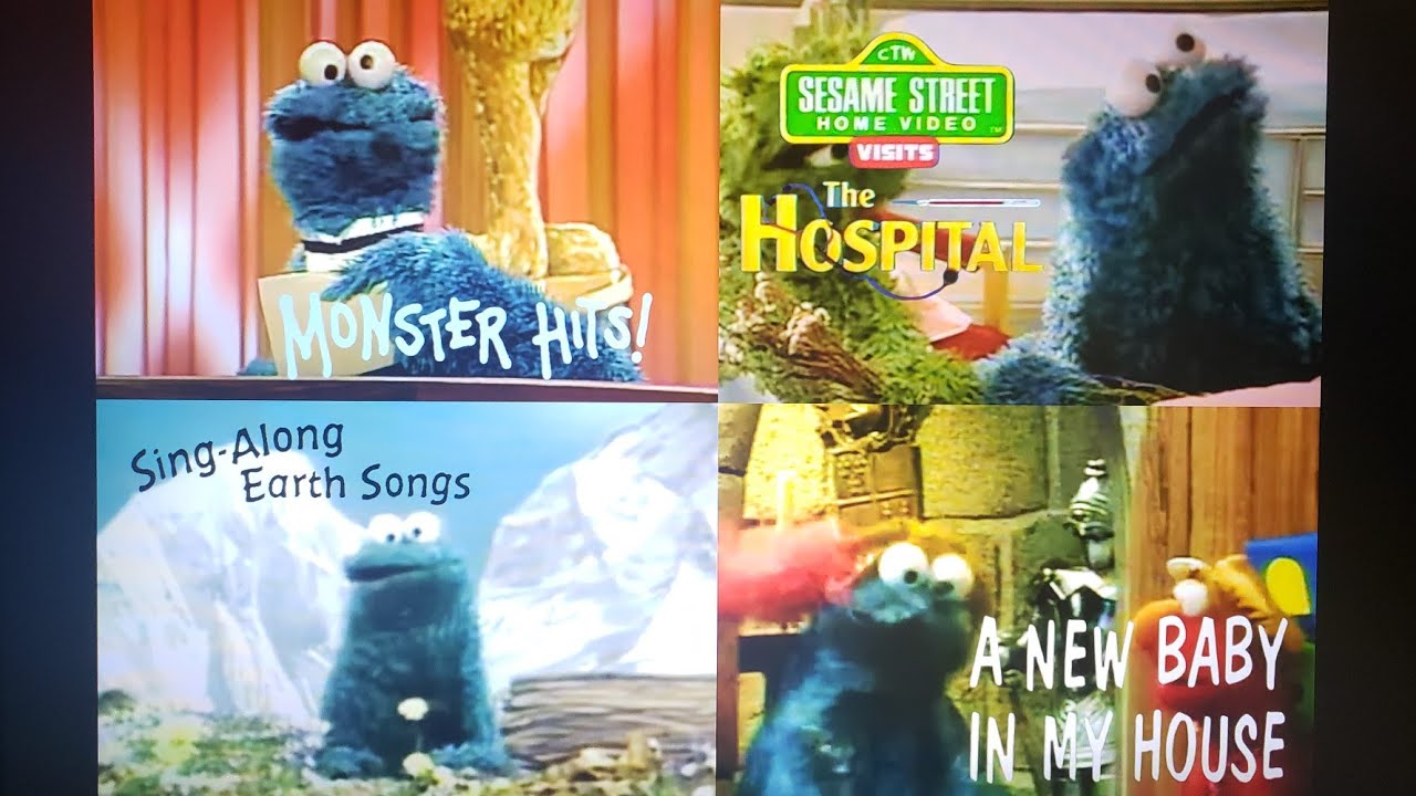 All the Sesame Street Random House Home Videos where Cookie Monster is ...